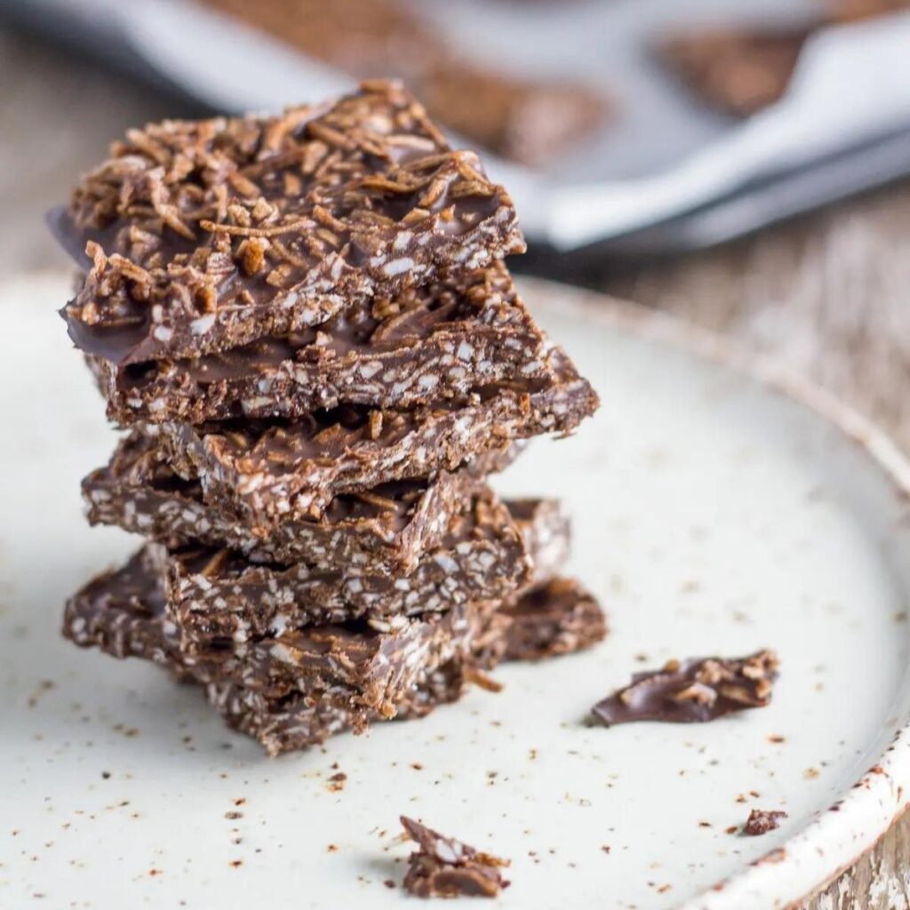 Coconut Rough - Easy No-Bake Chocolate Treat - Becomingness