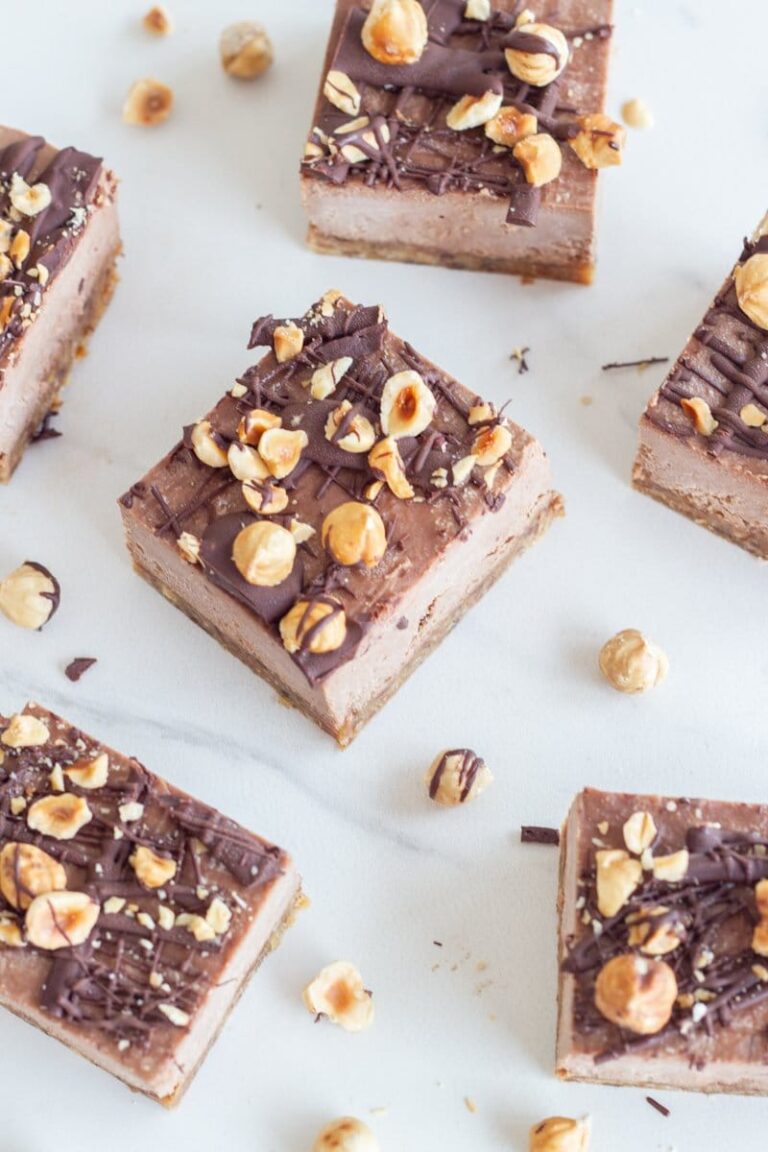 No-Bake Nutella Slice - Becomingness