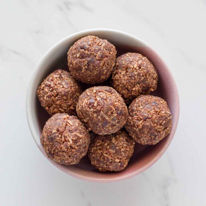 Peppermint Coconut Rough Bliss Balls Becomingness
