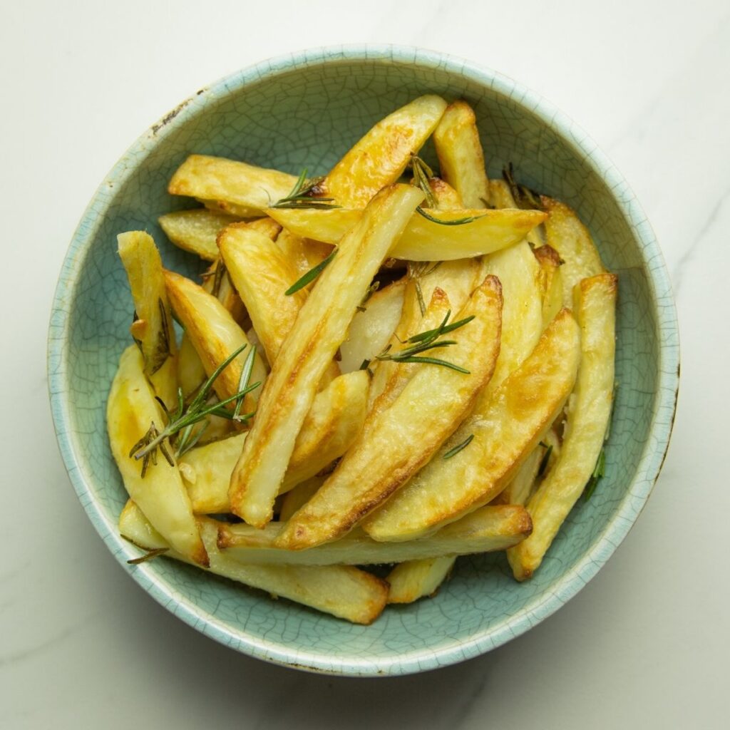Healthy Oven Baked Fries - Becomingness