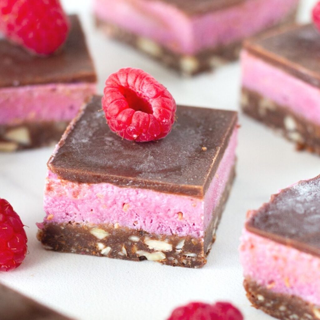 Chocolate Raspberry Bars - Becomingness