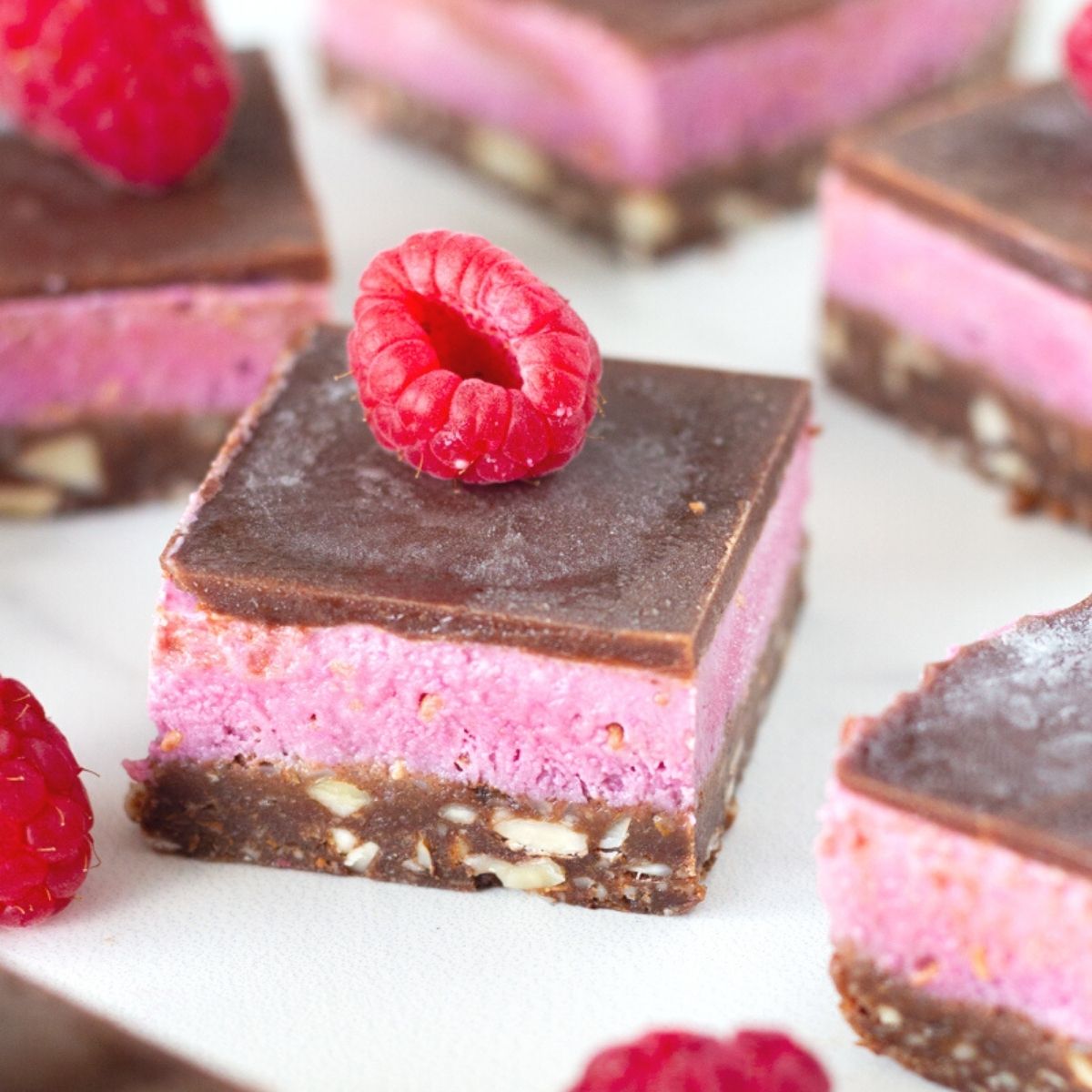 Chocolate Raspberry Bars - Becomingness