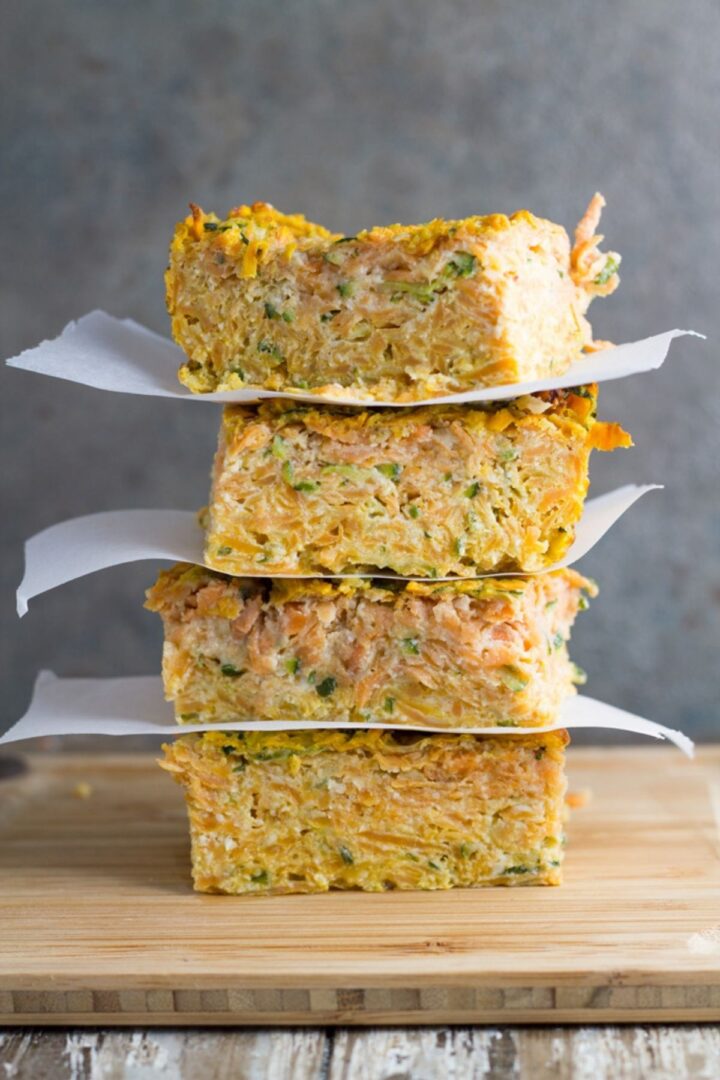 Zucchini and Sweet Potato Slice - Becomingness